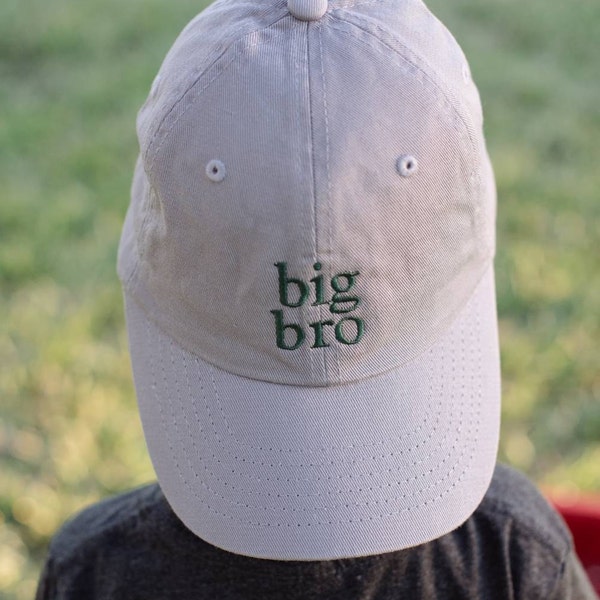 Big Bro, Big Sister Hat, Big Brother Baseball Caps, Classic Dad Hat ...