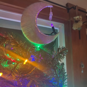 Tree Topper, Christmas Moon - Etsy