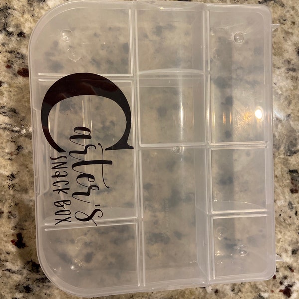 Personalize Travel Snack Box/snackle Box/ Snack Box for Kids - Etsy