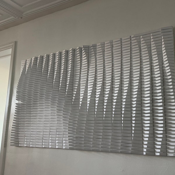 01_04 CRATER RING FIVE Colours 3D Wall Plastic Ar Diy Paper Art ...