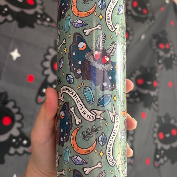 20 Oz Coquette Cryptid Critters Stainless Steel Tumbler| Cute Monster ...