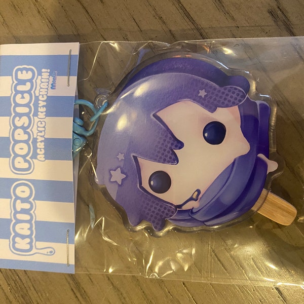 KAITO Vocaloid || Ice Cream Popsicle Keychain Charm - Etsy