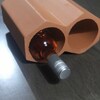 Terracotta Wine Rack - 2 Bottle Storage - Stackable Natural Clay Design ...