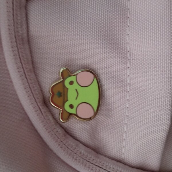 Cowboy Frog Enamel Pin, Cute Froggy Gift - Etsy
