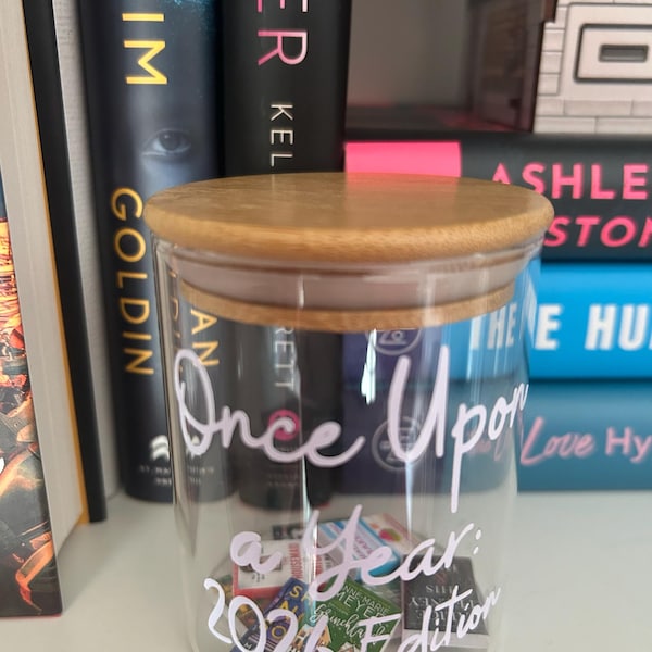 CUSTOM Mini-book Jar, Year of Books & TBR Miniature Book Jar - Etsy