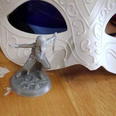 Female Elf Fighter Dnd Miniature female Fencer Miniatures for Tabletop ...