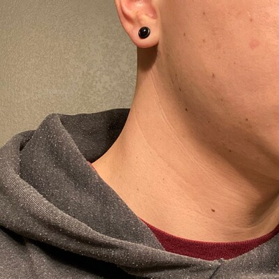 Black Non-flare Acrylic Ear Plugs Stretchers Gauges Pair/kit, Sizes ...