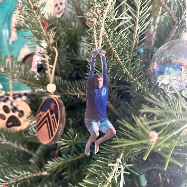 Tim Robinson Zipline Meme Christmas Ornament - I Think You Should Leave ...