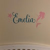 Name Wall Decal Kids Nursery Mermaid - Wall Decals Nursery ...