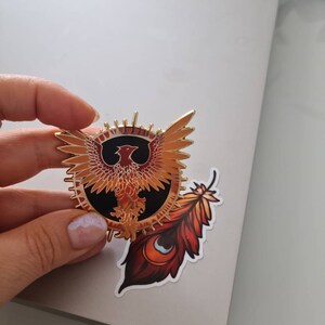 Original Eclipse Phoenix Hard Enamel Pins Lapel Pins - Etsy