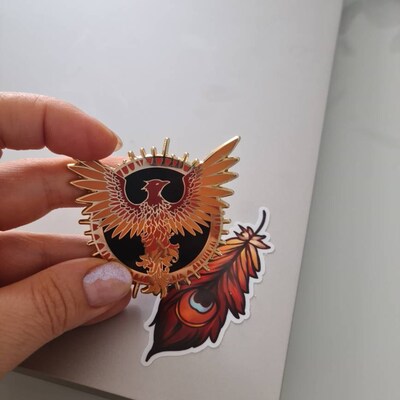 Original Eclipse Phoenix Hard Enamel Pins Lapel Pins - Etsy