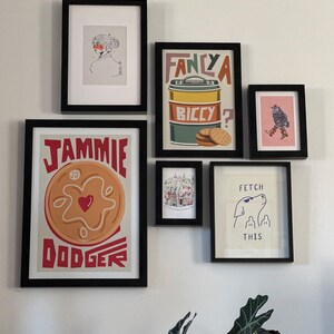 Custard Cream Art Print / Kitchen Wall Art / Biscuit Art Print - Etsy UK