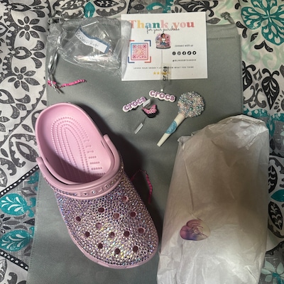 Wedding Shoes, Luxury Clogs, Bedazzled Bridal Accessory, Bridal Crocs ...