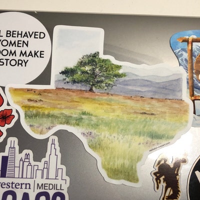 Texas Vinyl Sticker Texas State Decal Texas Pride Decal - Etsy