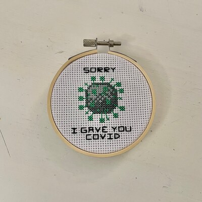 You're a Mean One Mr. Grinch QR Code Cross Stitch - Etsy