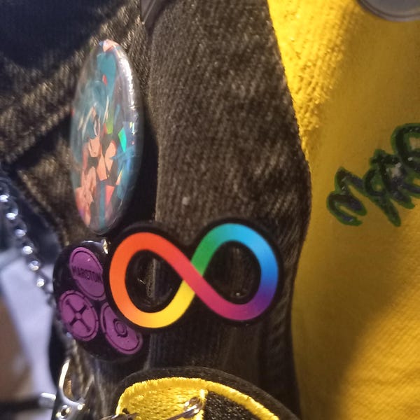 Neuroqueer Infinity Symbol Vinyl Sticker - Neurodiversity - Etsy