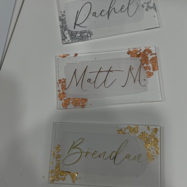 Vellum Place Card Name Card Table Setting Wedding Bridal Shower Party ...