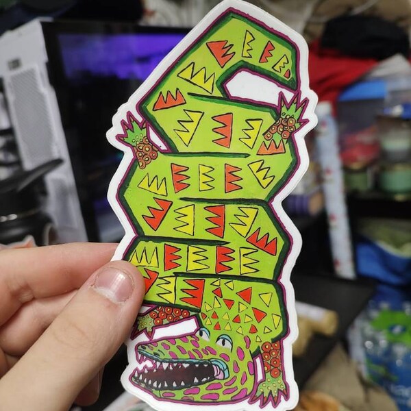 Platypus Sticker - Platypus Vinyl Sticker for Laptops, Cars, Water ...