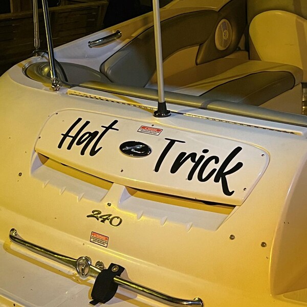 Boat Vinyl Decal Stickers | Personalized Boat Decal | Custom Boat ...