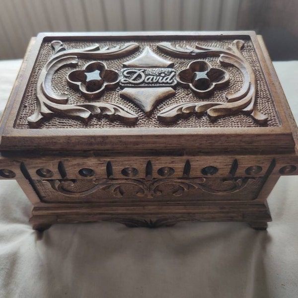 Extra Large Animal Puzzle Box Featuring Hand Carved Animal Options and ...