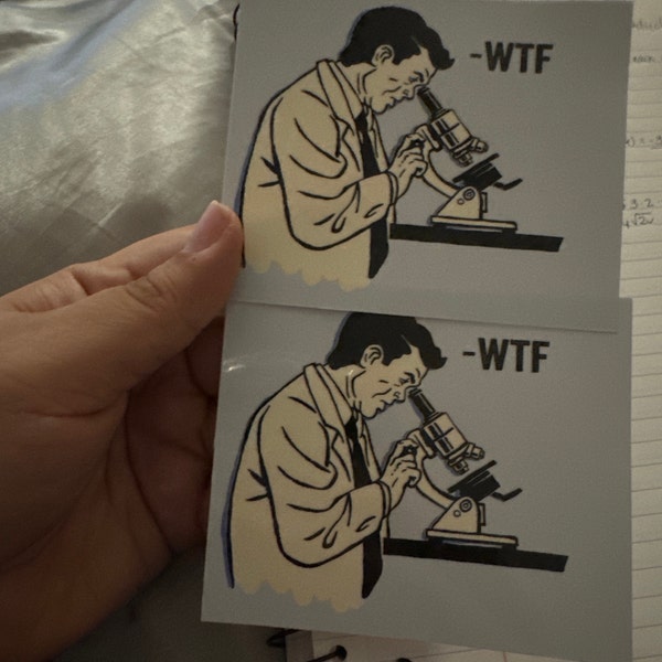 Science Sticker "gross" "wtf" Gift for Scientist, Phd, Chemistry ...
