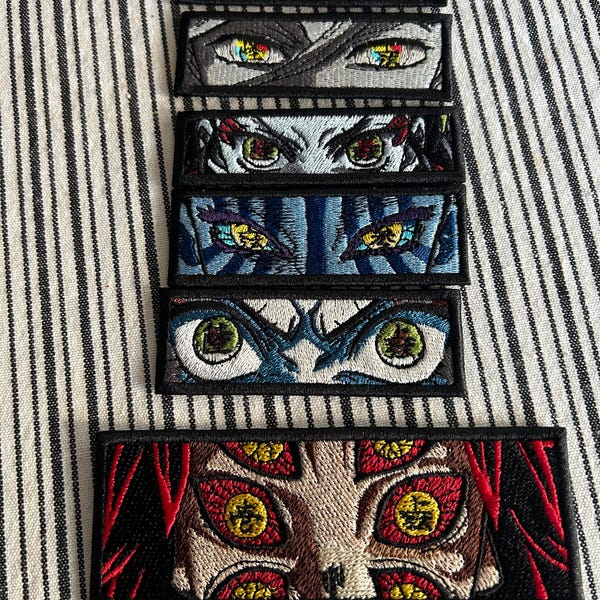 Iron on Anime Patch, Embroidered Patch, Anime Lover Gift, Sew on ...