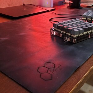 Leather Desk Mat Custom Desk Pad Extra Large Desk Mat | Etsy