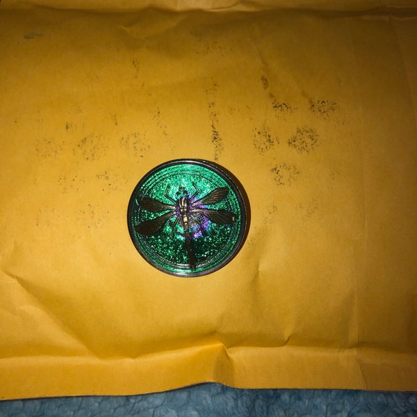 Copper 18th Century Button With Chased and Engraved Spiral and Floral ...