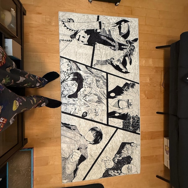 Magic Circle Rug, Round Summoning Rug, Anime Rug, Nerdy Decoration - Etsy