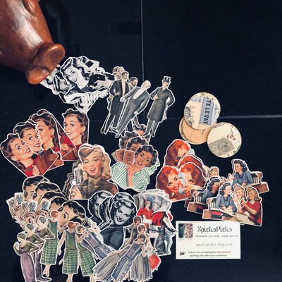 6 X Two Girls Studying Stickers. Cute Stickers. Fashion. Snail - Etsy