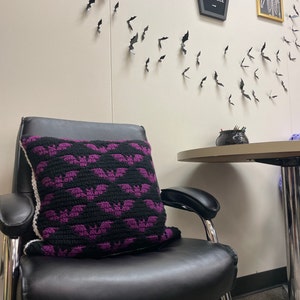 Batty Mosaic Crochet Pattern Bat Chart by Sixel Design - Etsy