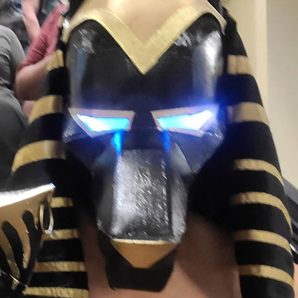 Extra Large Bendable Flexible LED Light up Cosplay Eyes, White Blue Red ...