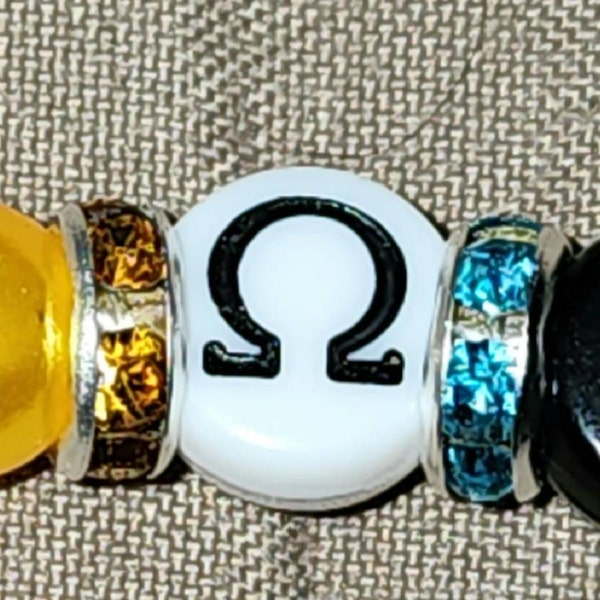 Acrylic 7mm Greek Alphabet Letter Beads - Etsy
