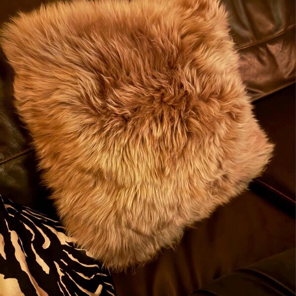 Luxury Real Capuccino Fox Fur Throw Blanket - Etsy
