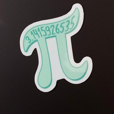 Pi Sticker Science Math Stickers Waterproof Vinyl Pi Day Math Teacher ...