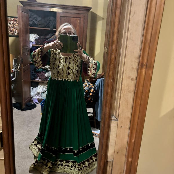 Afghan Traditional Waistcoat for Girls and Women Colourful Designs With ...