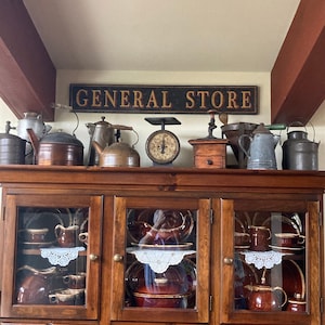 Rustic General Store Mercantile Wood Sign Hand Crafted | Etsy