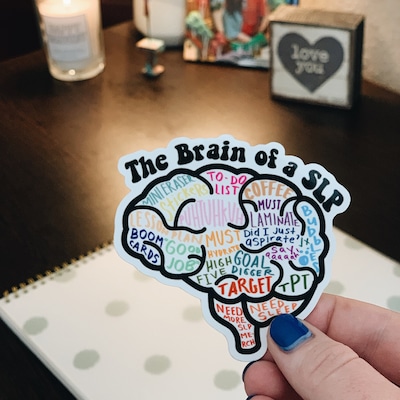 Speech Pathologist Sticker SLP Sticker SLP Grad Gift Cf Slp Speech ...