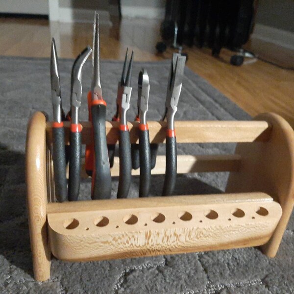 Premium Wood Plier Rack - Etsy