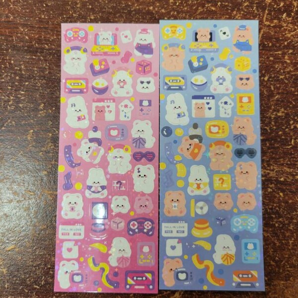 Kpop Stickers Toploader Sticker Sheets Polco Deco Sticker Sheets Korean ...