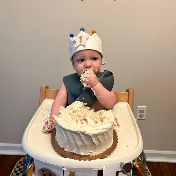 Number and Star Custom Linen Crown for Kids & Children's Birthday ...