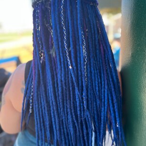Full Set Dreads galaxy Wool Dreadlocks Gothic - Etsy
