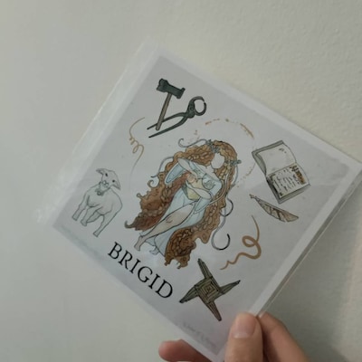 Brigid Icon Goddess & Deity Watercolor Illustration - Etsy