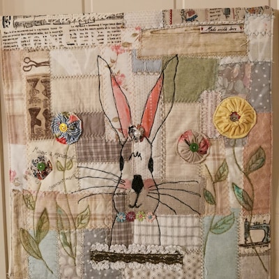 Digital Sewing Pattern, Longhorn Collage Quilt Pattern, Youtube Project ...