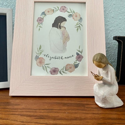 Christ Signing I Love You ASL Sign Language Watercolor Print - Etsy