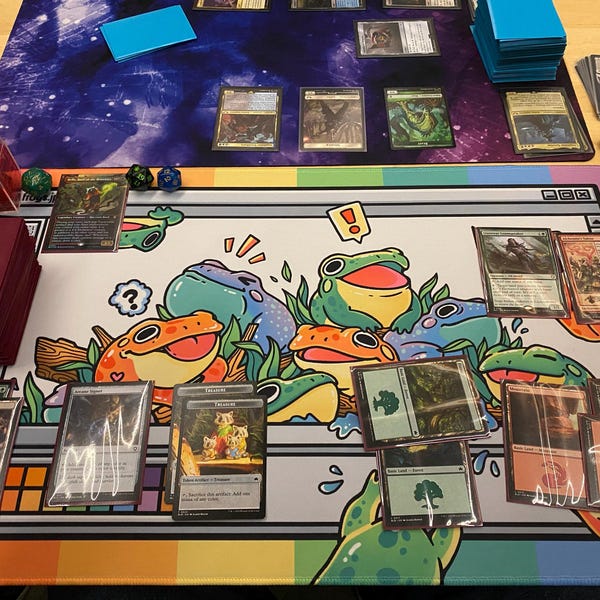 Frogs.jpg Playmat // Deskmat and Mousepad // Accessories for MTG - Etsy