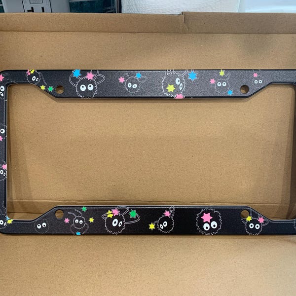 Kiki's Delivery Service Inspired Soot Sprite Cute License Plate Frame ...