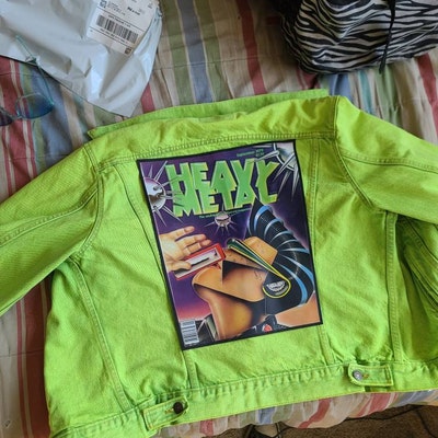 Mystical Goat Canvas Back Patch for Denim Jackets, Vest, Flannels ...