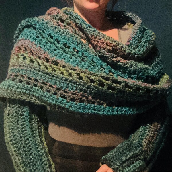 HUG ME Tight:easy All-sizes Crochet Pattern Sweater Scarf, Scarf With ...