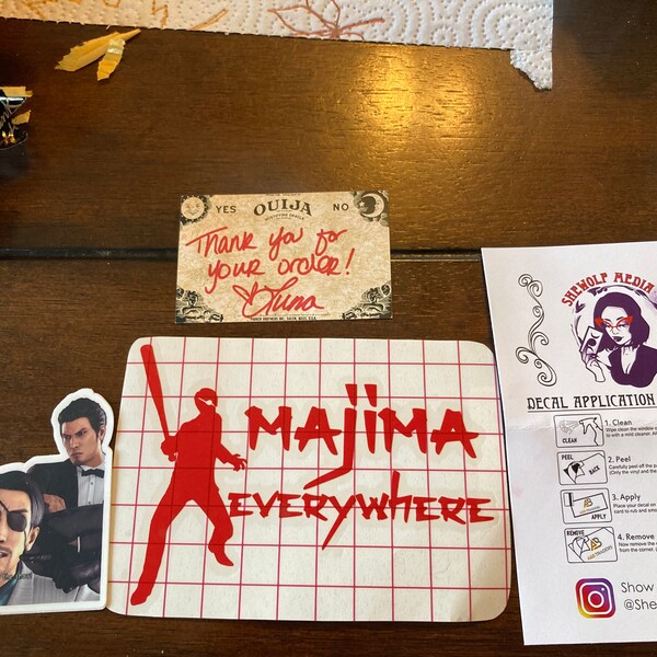 Majima Everywhere | Yakuza Inspired Vinyl Decal Sticker - Etsy